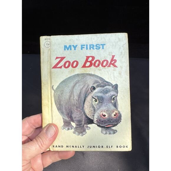 Other | My First Zoo Book By Andy Cobb Rand Mcnally Junior Elf ...